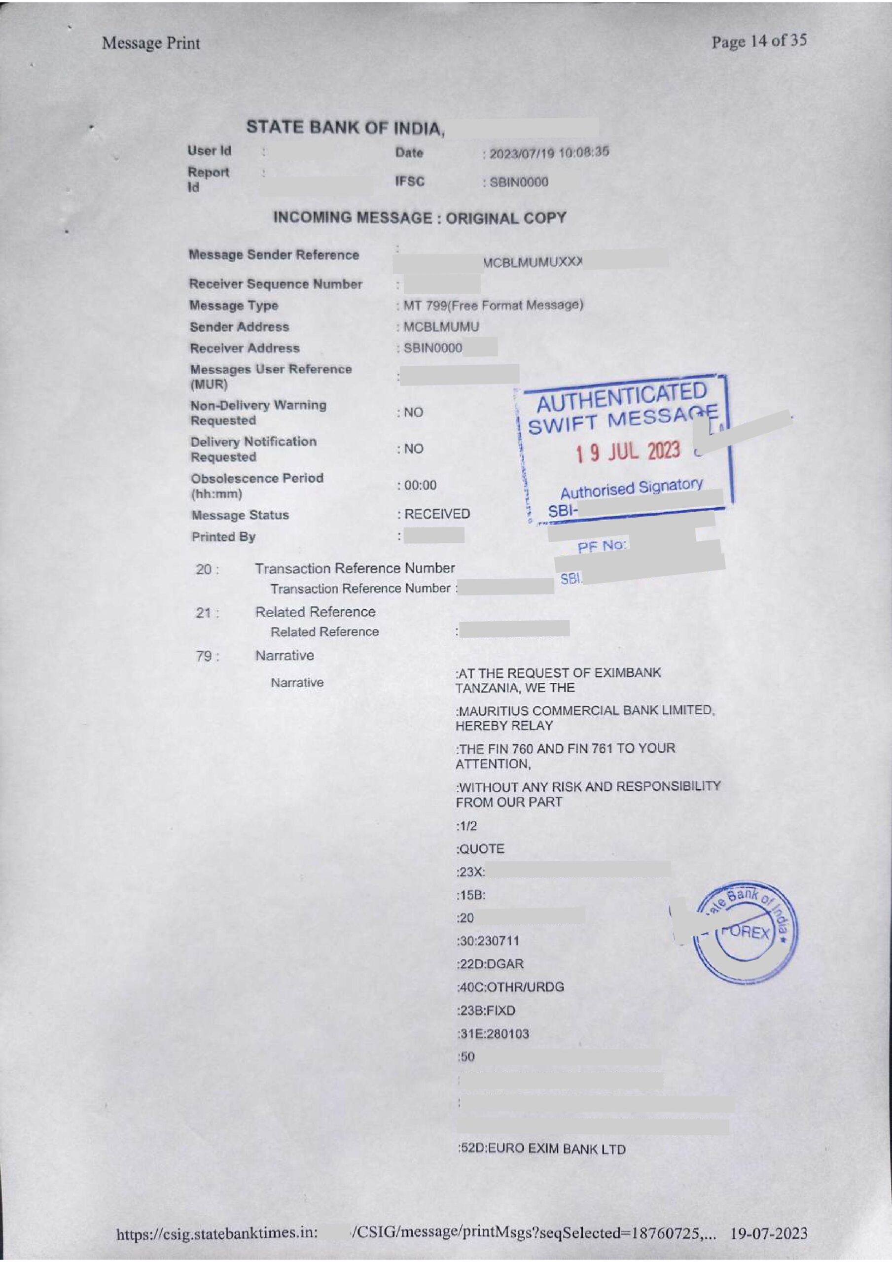 RTV investigation unveils Euro Exim Bank’s fake guarantee fraud in ...