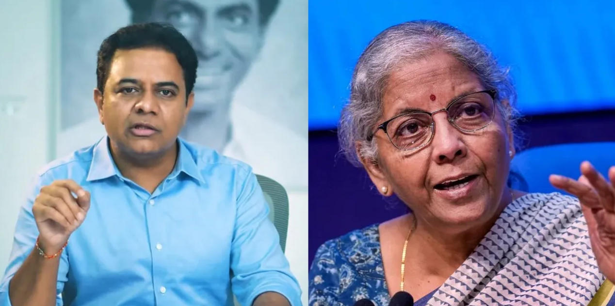 KTR Writes to Nirmala Sitharaman, Defends Telangana’s Financial ...